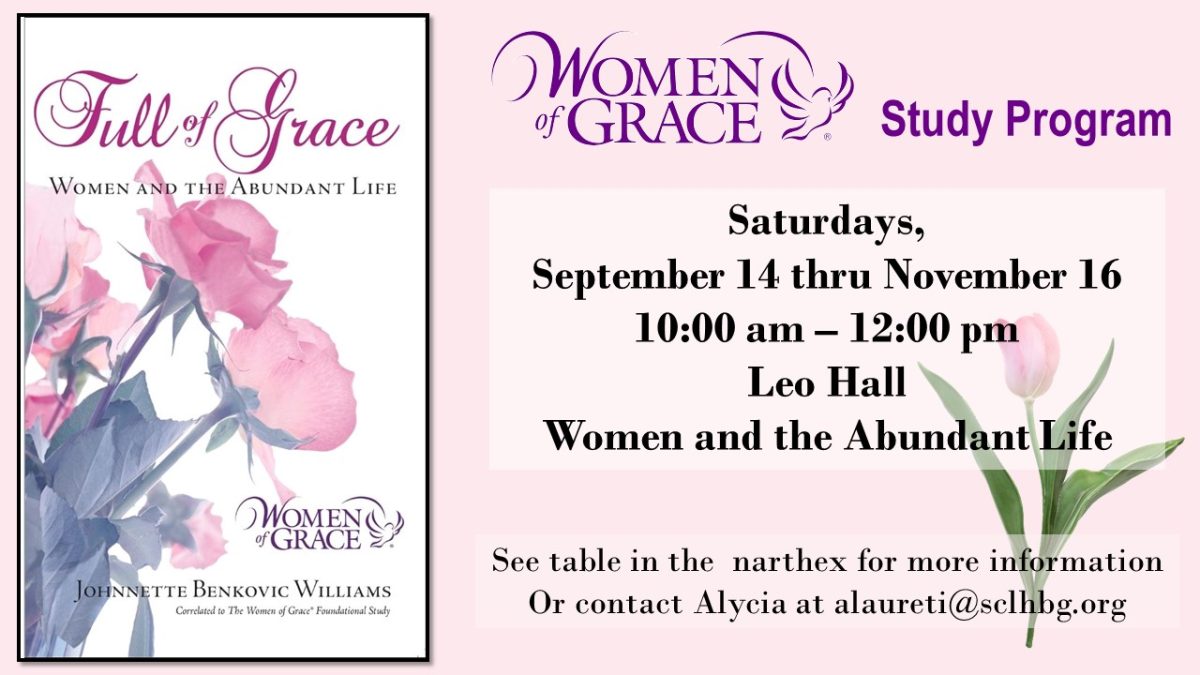 Women of Grace Study Program – Saint Catherine Labouré Catholic Parish